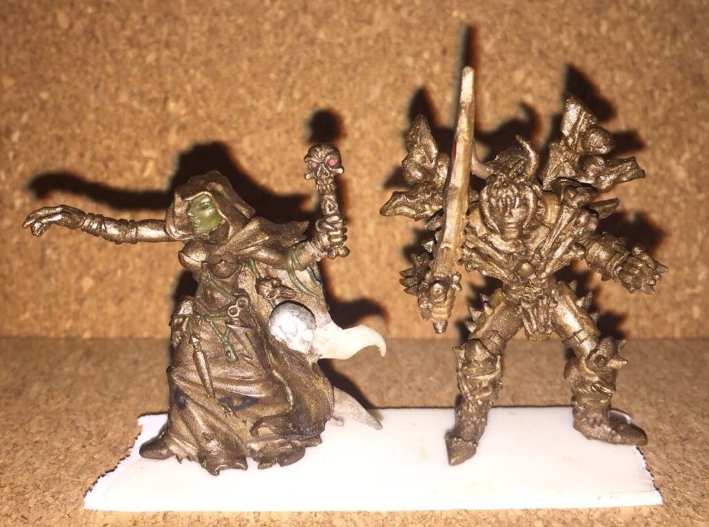 Mage Knight - Epoxy Putty Sculpture Prototypes - Death Merchant & Night ...