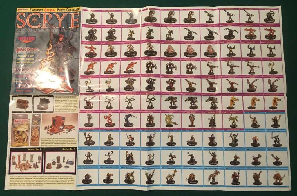 Mage Knight - Poster - Scrye Dungeons Checklist (Front) • Mage Knight ...