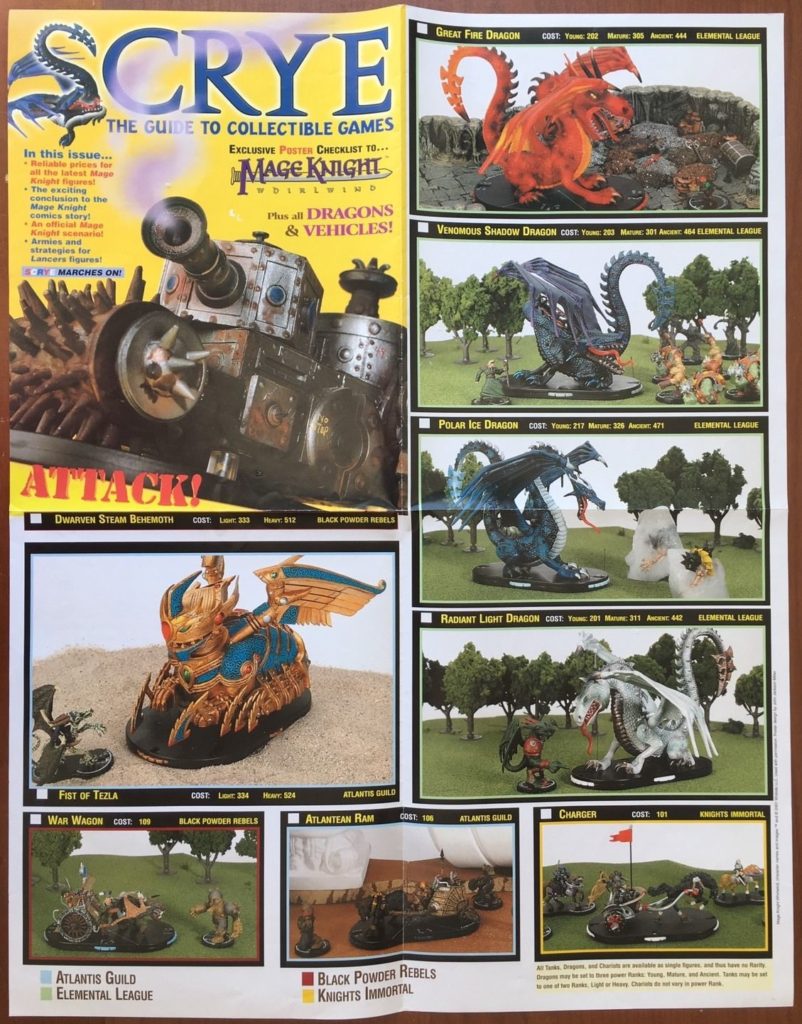 Mage Knight - Poster - Scrye Exclusive Whirlwind Checklist • Mage ...